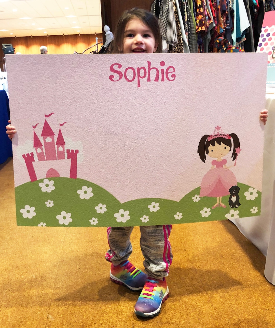 Sweet Princess Themed Custom Cork Bulletin Boards - Personalized Pin ...