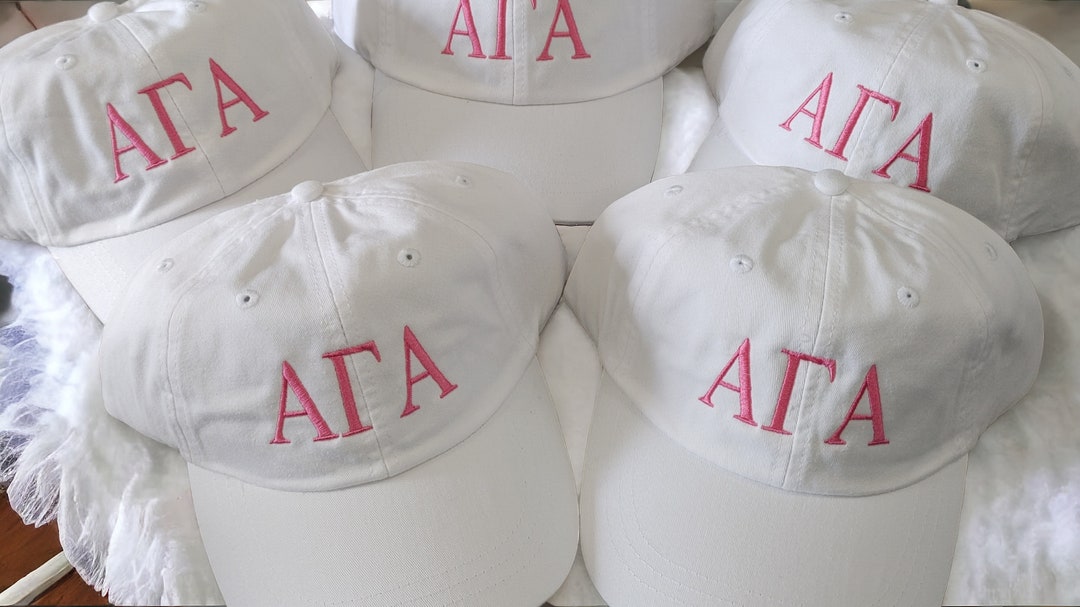 Custom Embroidered Billboard Greek Letters Baseball Cap - Officially ...