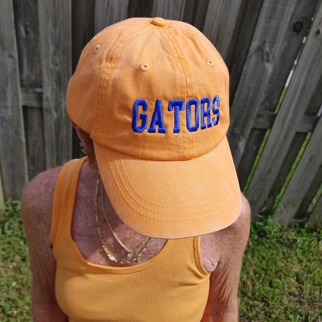 Embroidered Custom University Font Baseball Hat -college Football ...