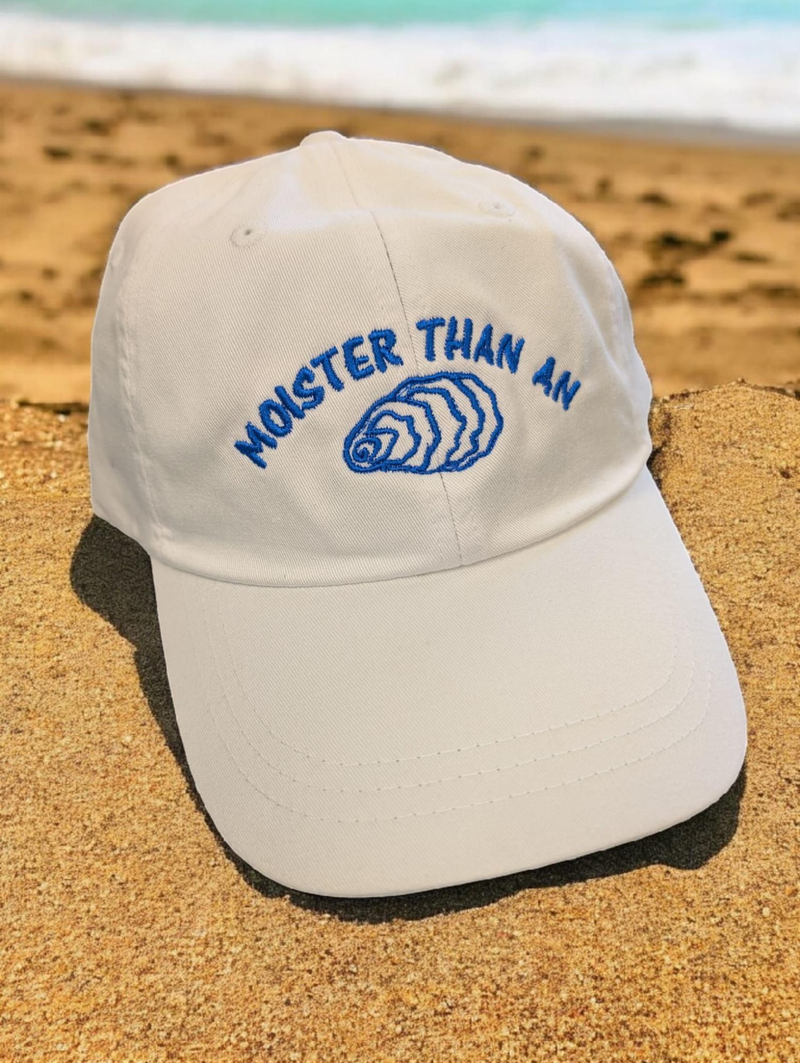 Embroidered Moister Than an Oyster Cap - Vintage Humorous Trendy Cute ...
