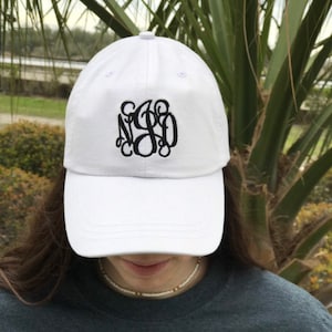 Monogrammed Cap - Etsy