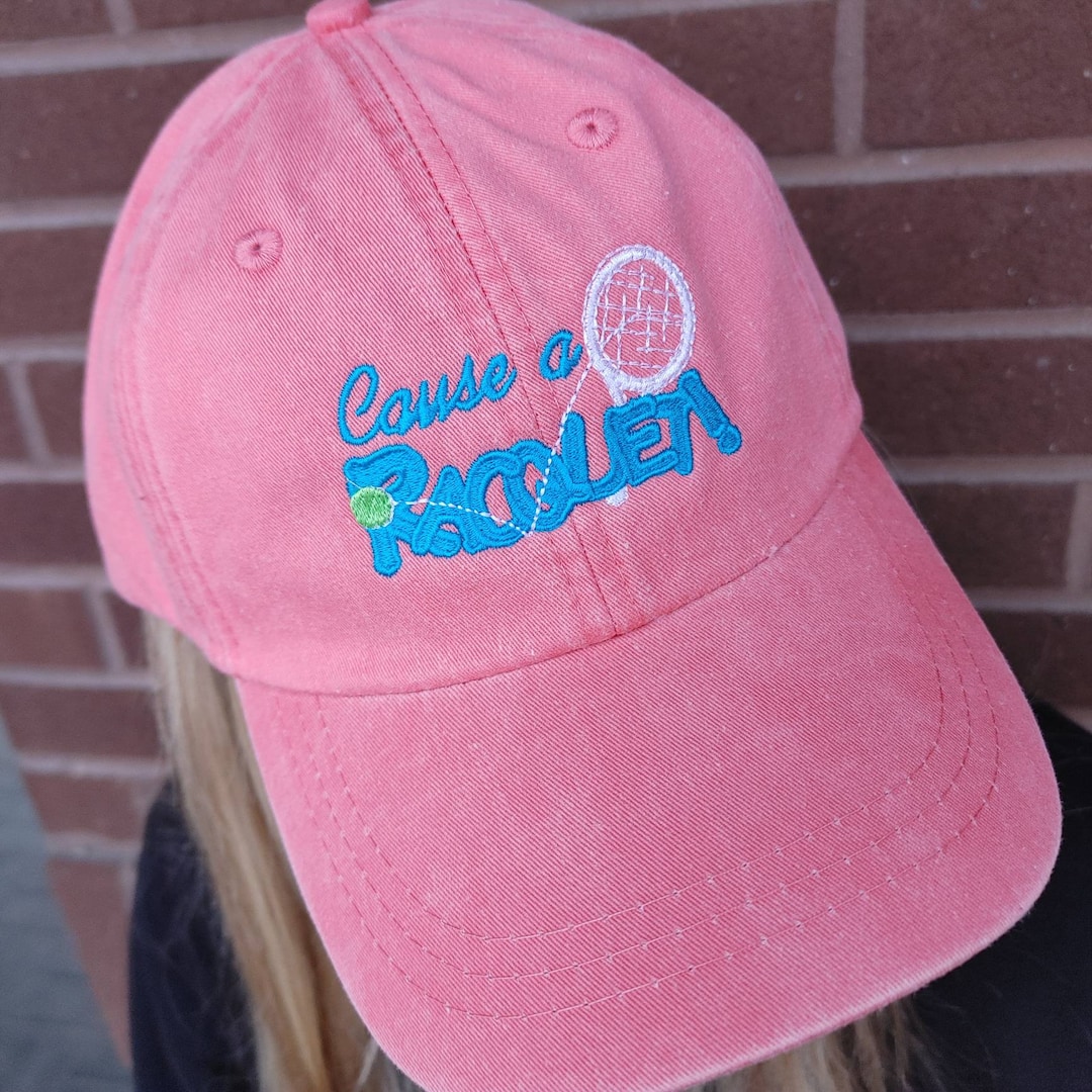 Embroidered Cause A Racquet Tennis Baseball Cap - Tennis Hat ...