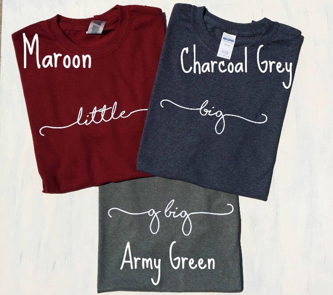 ROUND NECK - Big Little Shirts - Sorority Shirts - Big Little Reveal T ...