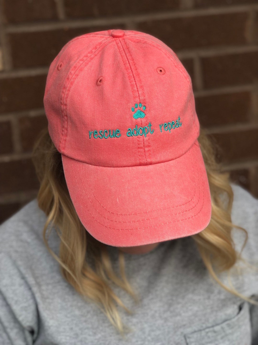 Rescue Adopt Repeat Baseball Cap Pet Lover dog Lover Cap - Etsy