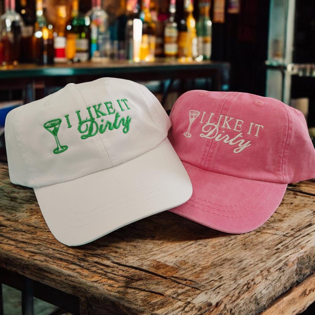 Embroidered I Like It Dirty Cap - Vintage Humorous Baseball Hat - Mom ...