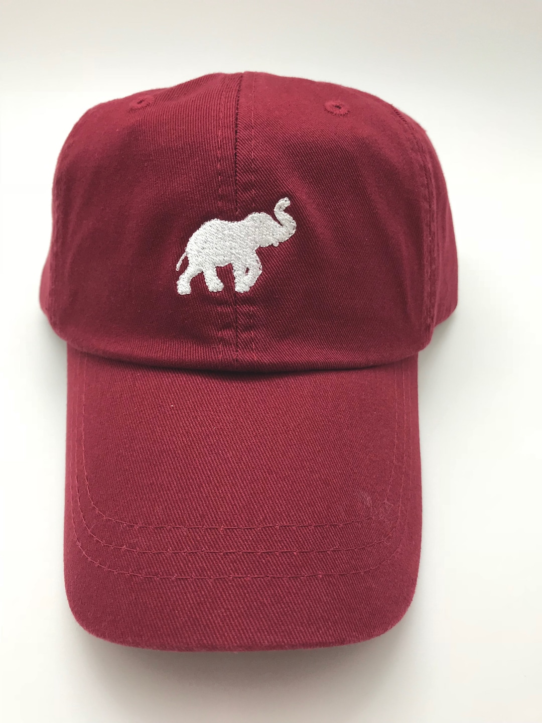 Custom Embroidered Elephant Baseball Cap - Mom Dad Fun Gift - Football ...