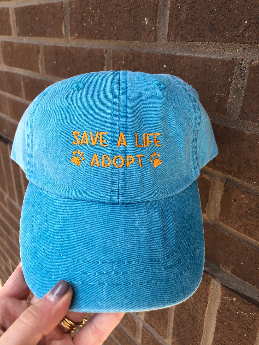 Save a Life Adopt Baseball Cap - Animal Adoption - Etsy