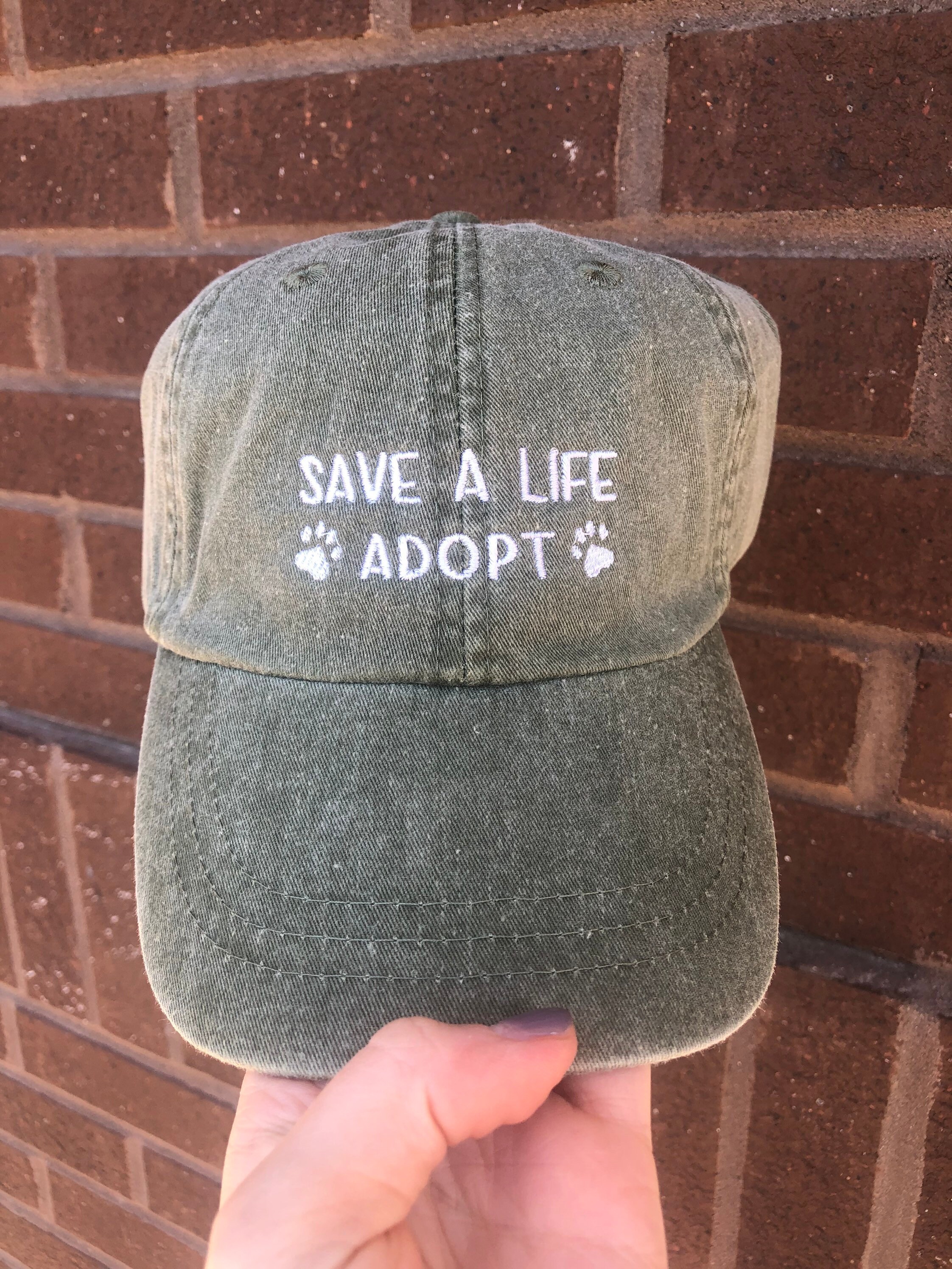 Save a Life Adopt Baseball Cap - Animal Adoption - Etsy