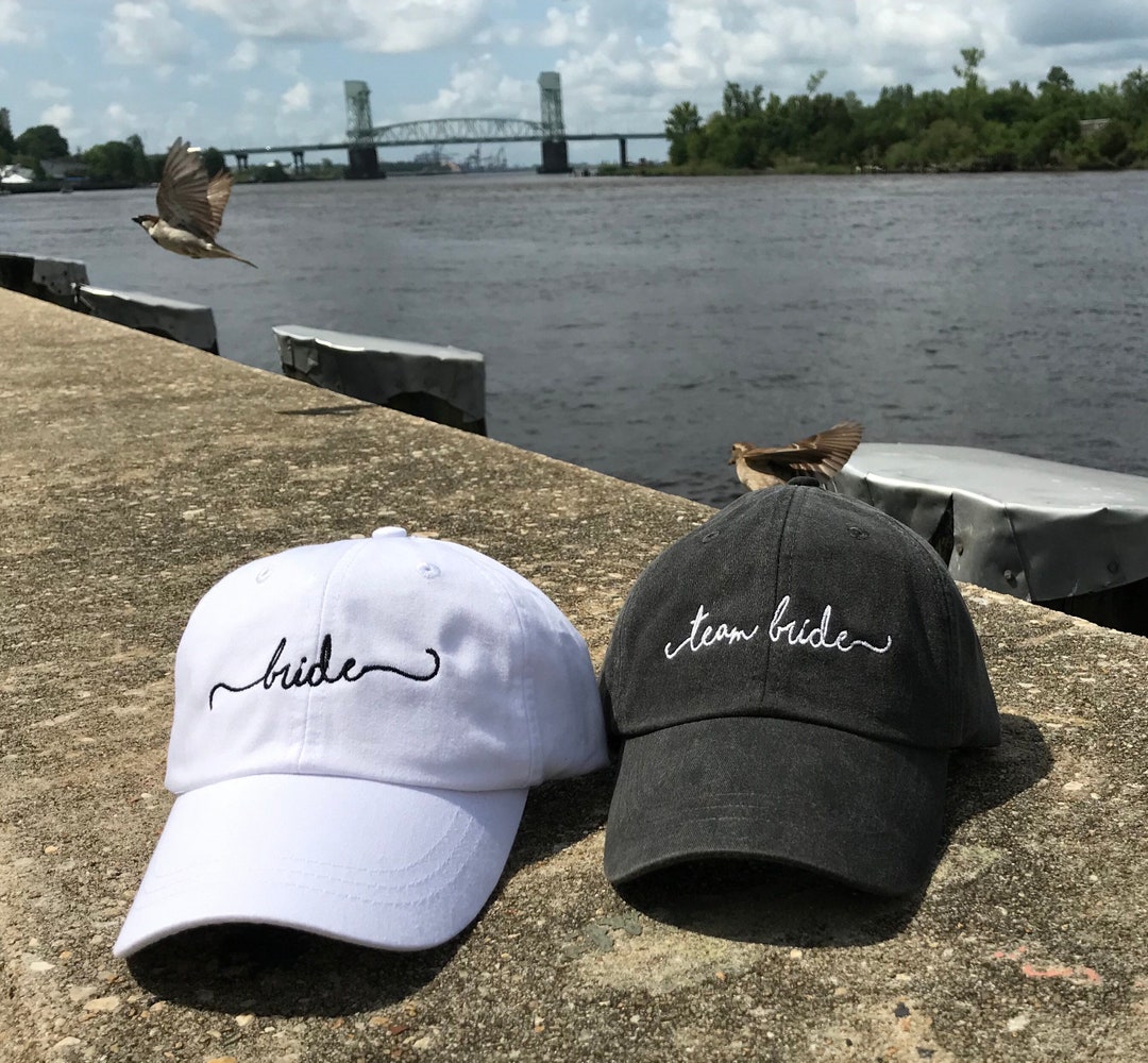 Embroidered Bride & Team Bride Baseball Caps - Bachelorette - SHIPPING ...