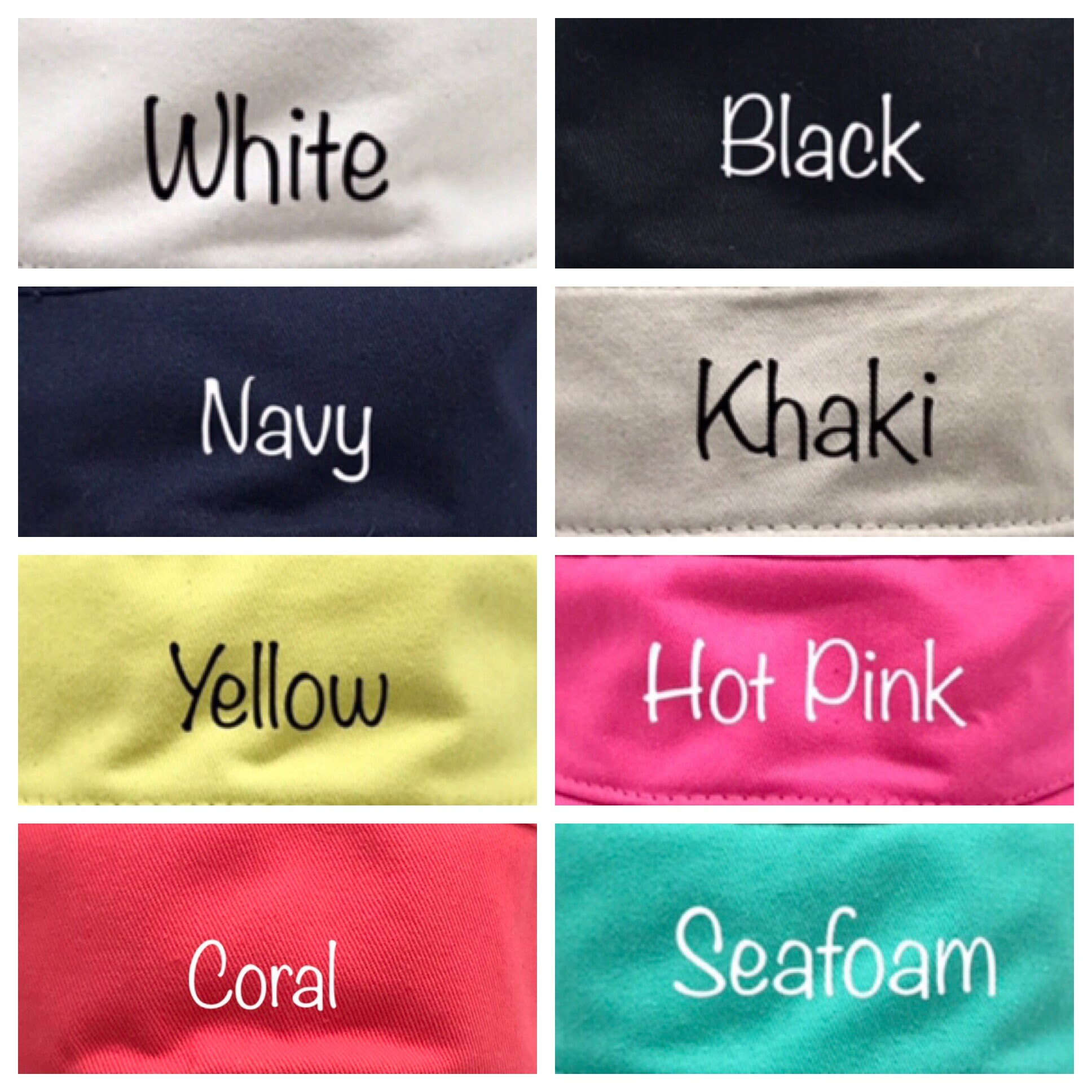 Custom Embroidered Visor Embroidered Sun Visors Custom - Etsy