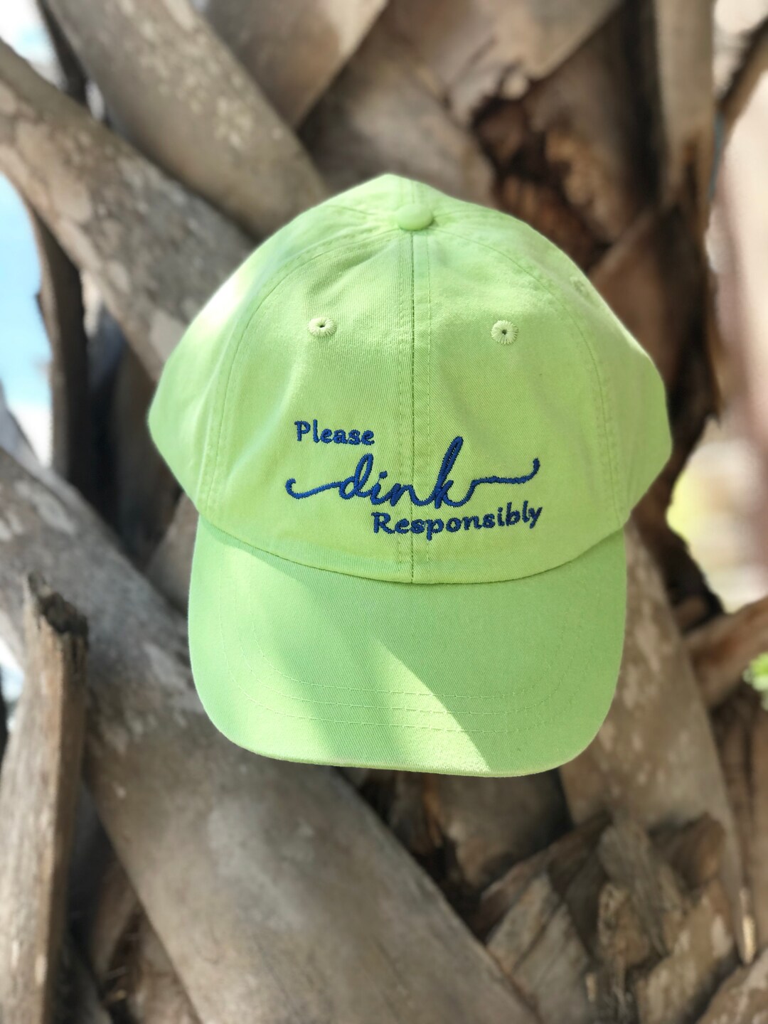 Embroidered Please DINK Responsibly Pickleball Cap Pickleball Baseball ...