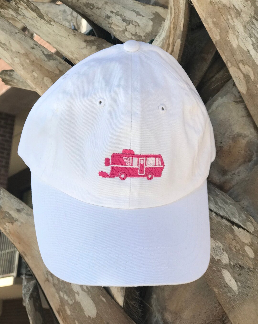 Embroidered RV - Camping Cap - Glamping Hat - Happy Camper- Spring ...