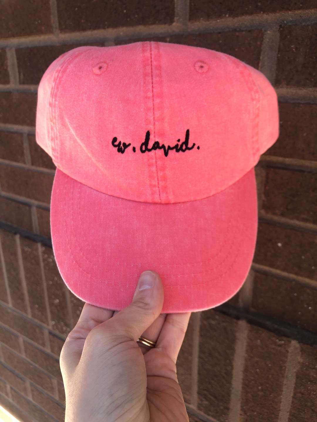 Embroidered Ew David Ball Cap - Baseball Hat Christmas Gift - Etsy