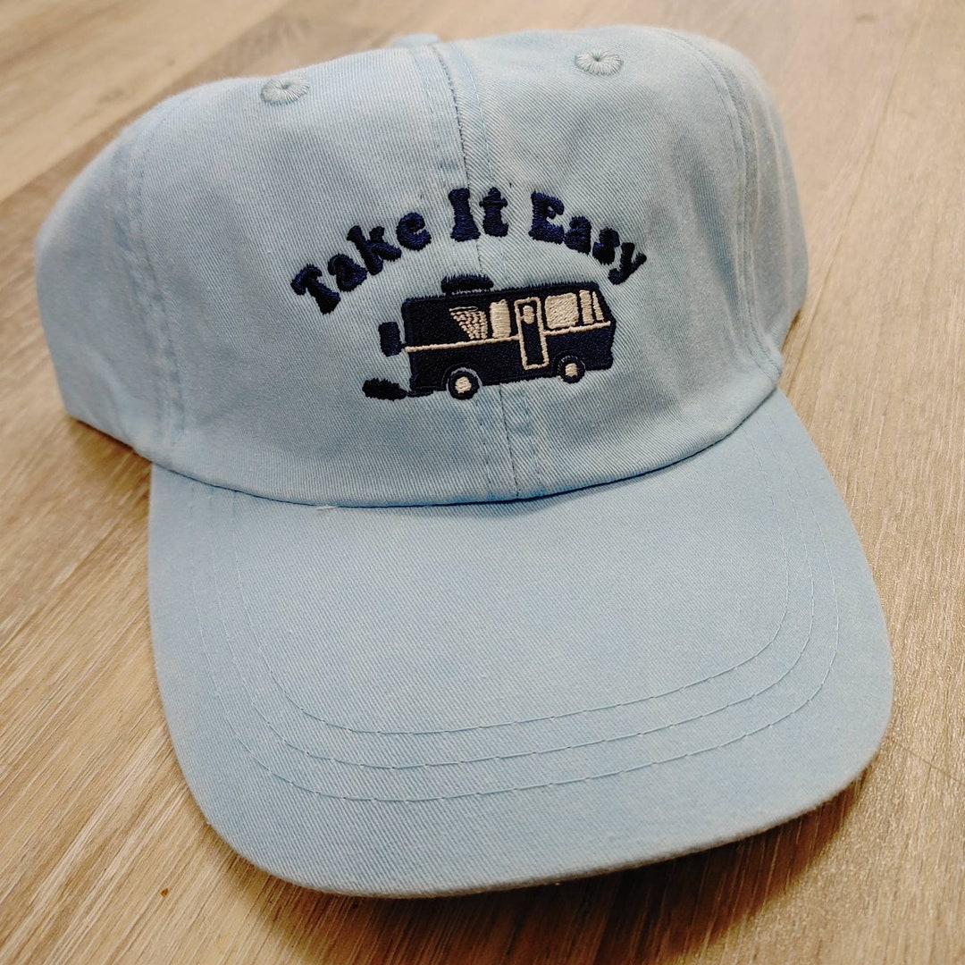 Embroidered Custom Text RV Cap - Camping Hat - Glamping Hat - Happy ...