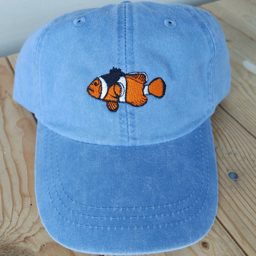 Embroidered Clownfish Cap - Outdoor Hat - Mom Dad Wildlife Baseball Cap ...