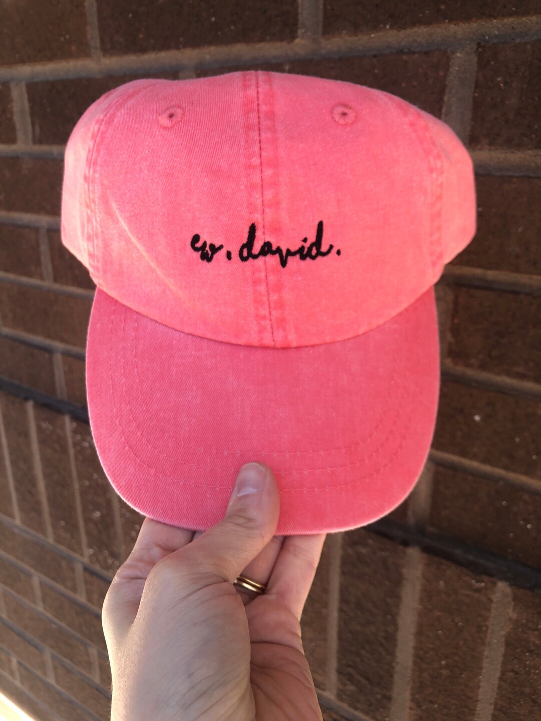 Ew David Ball Cap Baseball Hat - Etsy