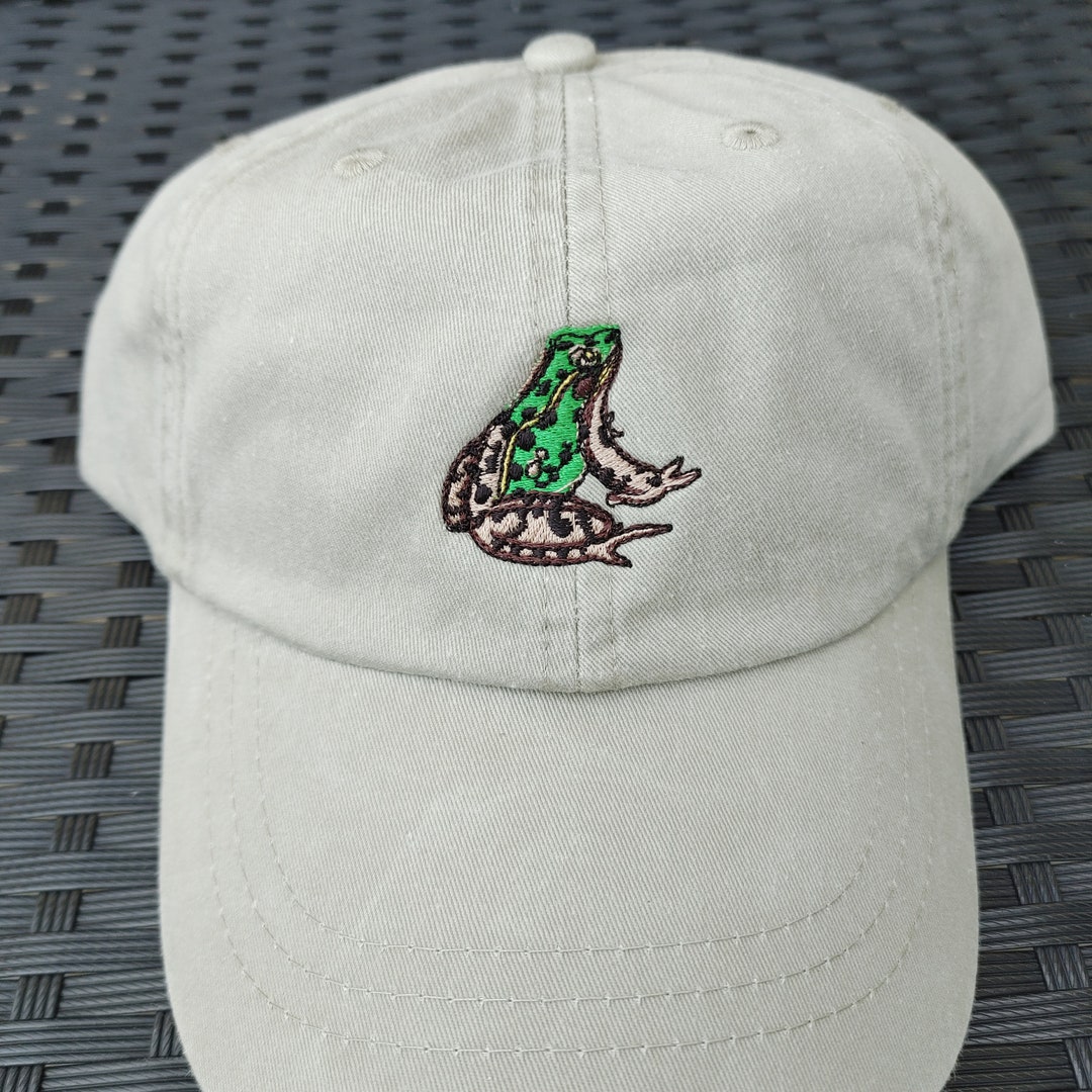Embroidered Frog Cap - Camo Hat - Mom Dad Wildlife Baseball Cap ...