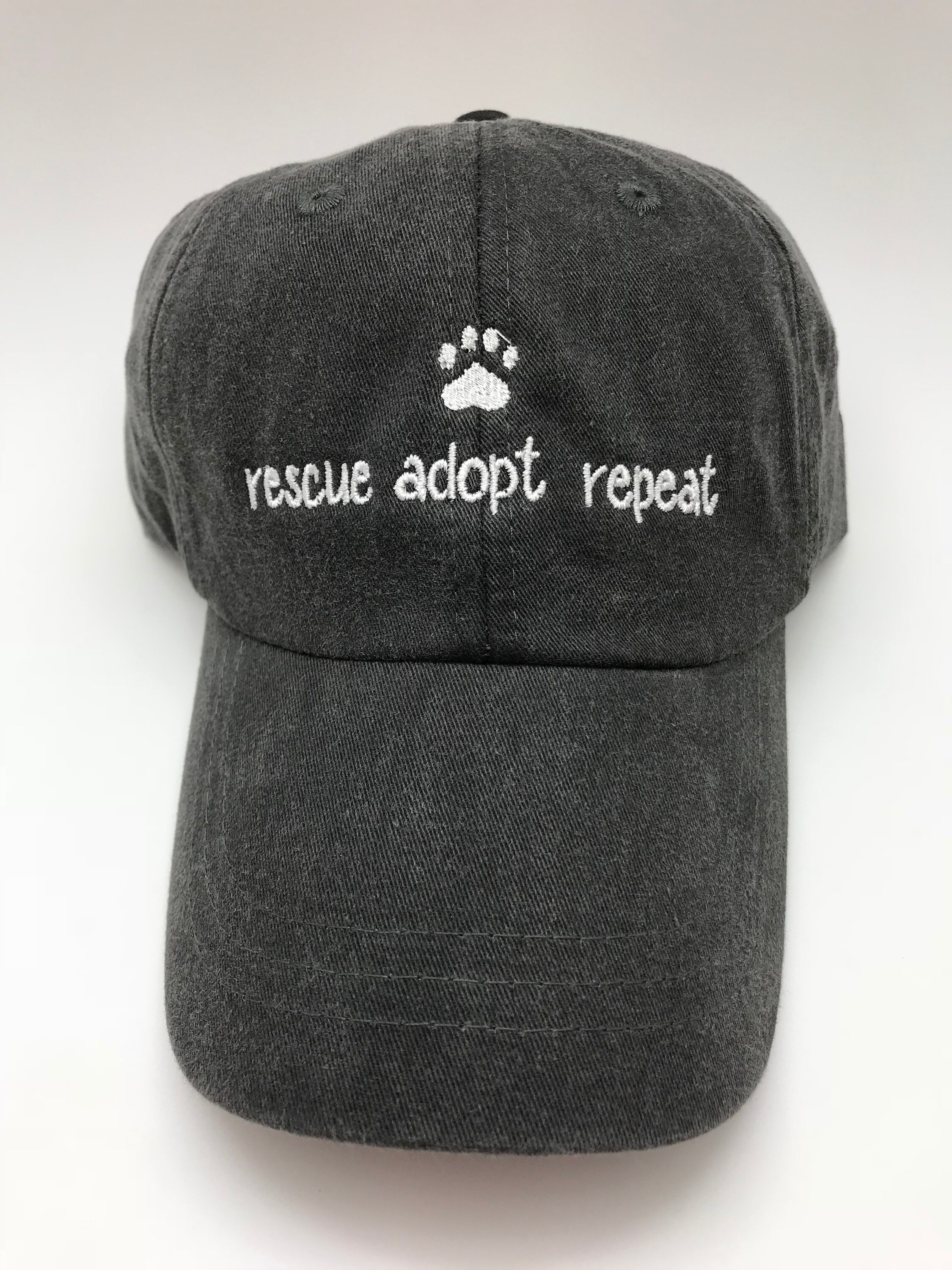 Rescue Adopt Repeat Baseball Cap- Pet Lover -dog Lover Cap - Etsy