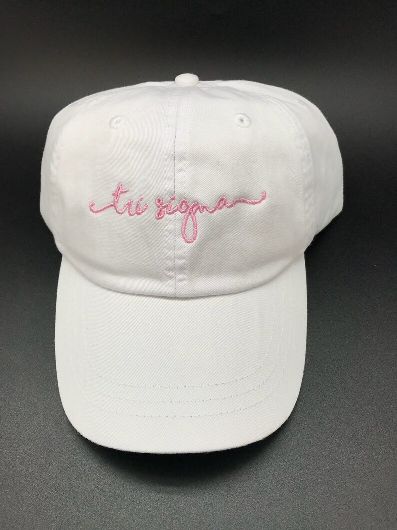 Tri Sigma Cap Officially Licensed Greek Baseball Cap Sigma | Etsy