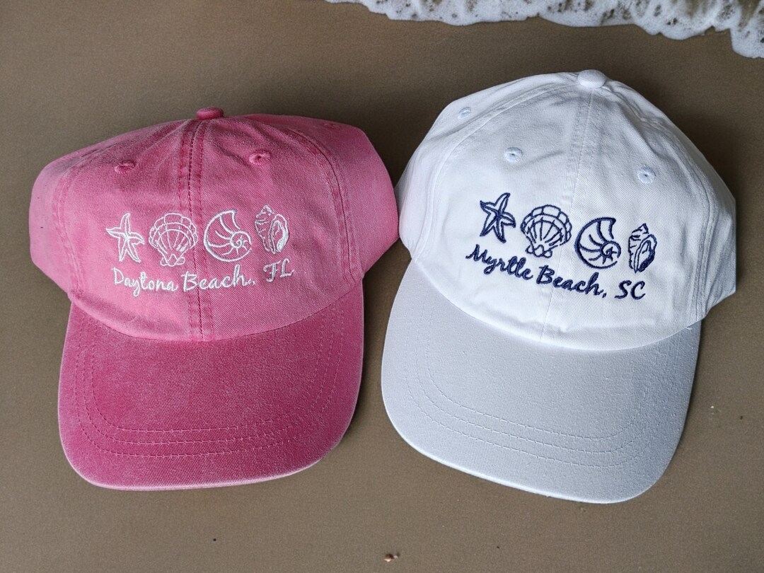 Embroidered Favorite Beach Cap - Personalized Gifts - Wedding ...