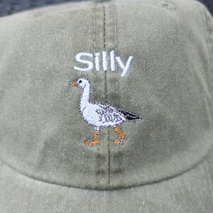 Embroidered Silly Goose Cap Vintage Humorous Baseball Hat Mom Dad ...
