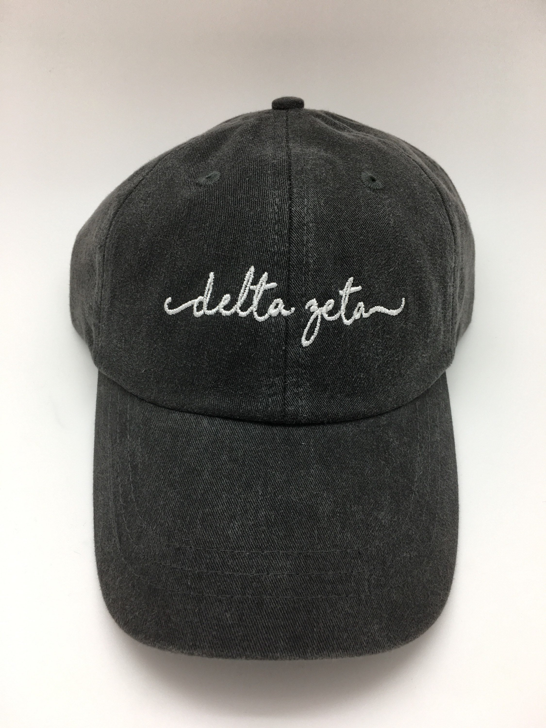 Delta Zeta Handwriting Script Baseball Cap Officially | Etsy