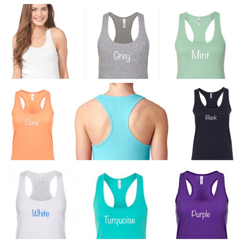 Monogrammed Racerback Tank Top - Etsy