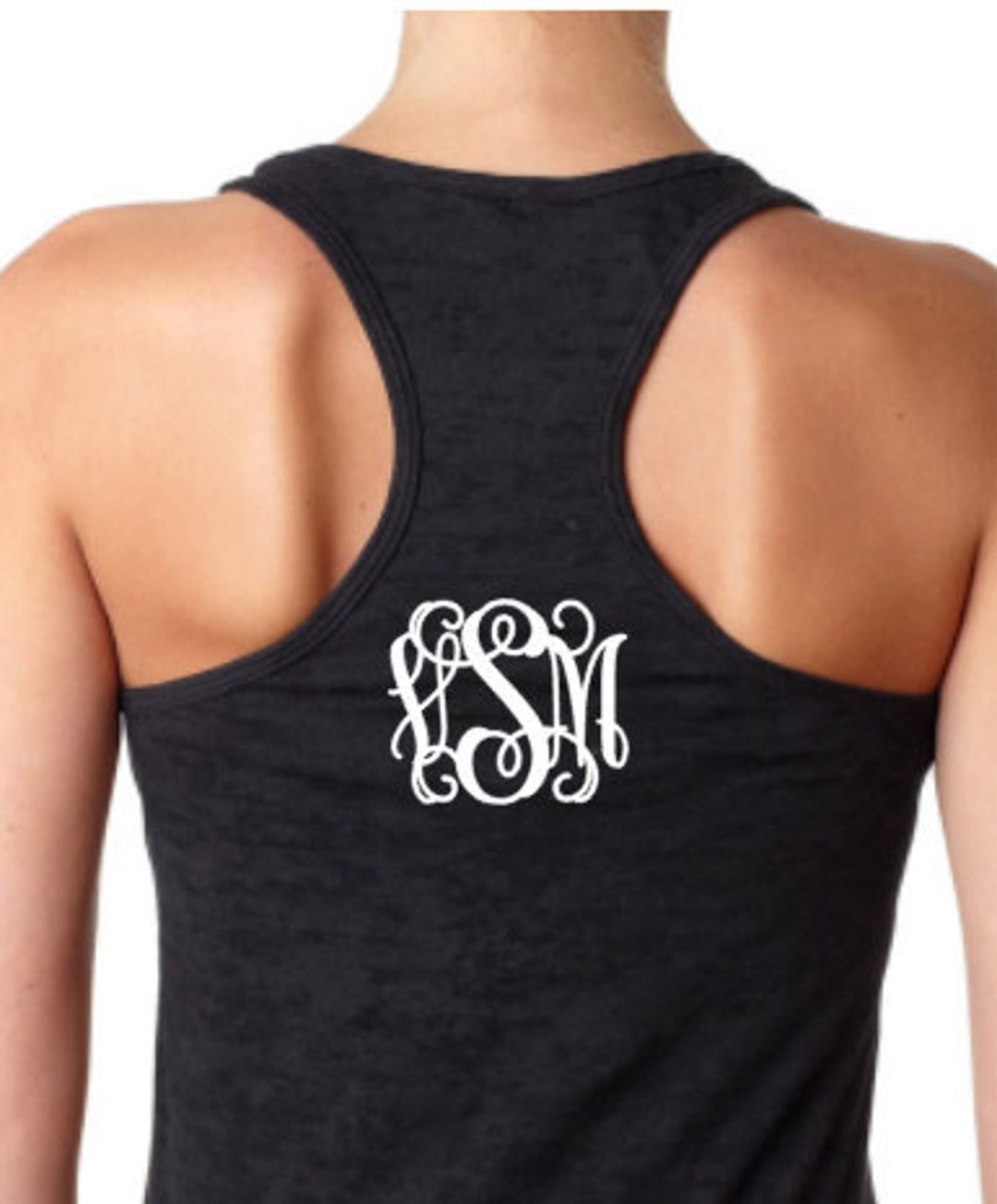 Monogrammed Racerback Tank Top - Etsy