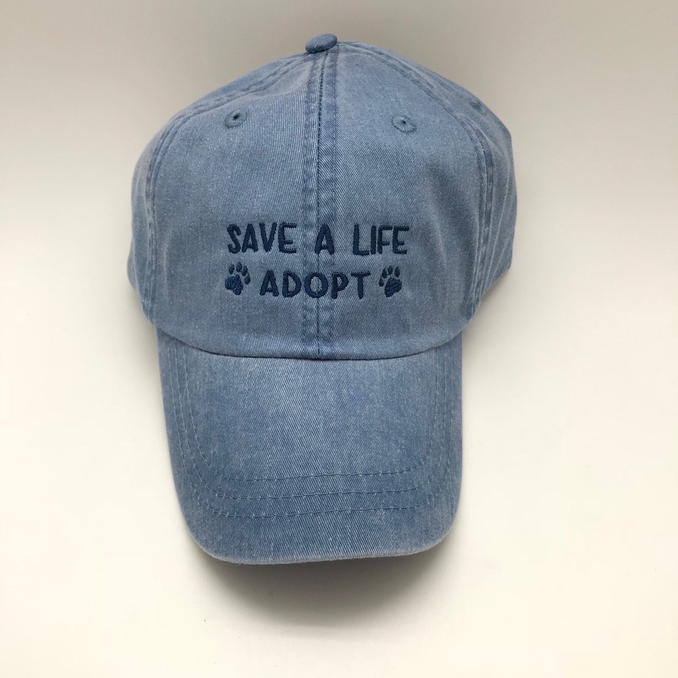 Save a Life Adopt Baseball Cap Animal Adoption | Etsy