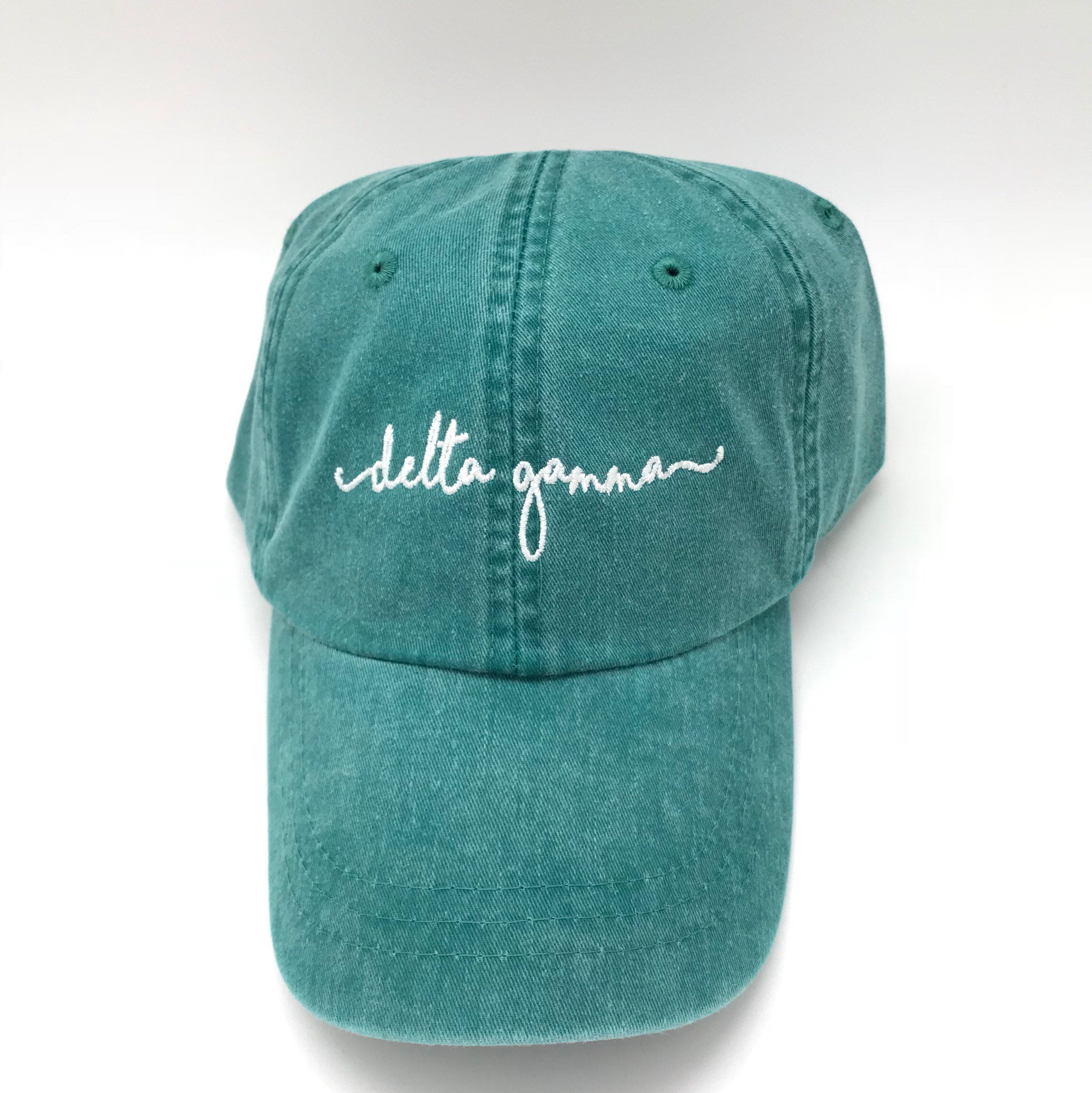 Delta Gamma Handwriting Script Baseball Cap Officially | Etsy