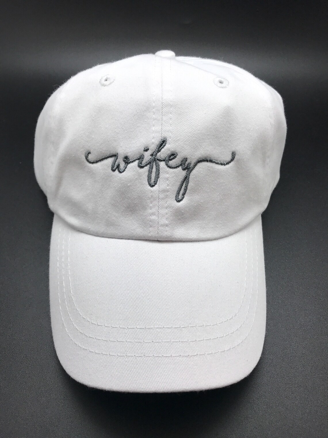 Wifey Handwriting Script Baseball Cap Engagement Gifts | Etsy