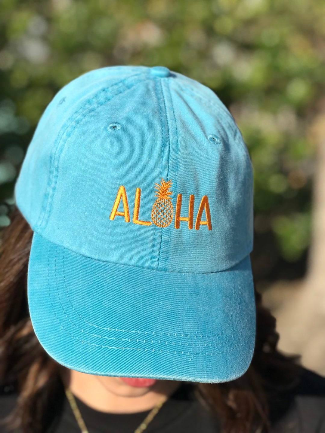 Embroidered Aloha Pineapple Ball Cap Christmas Gift - Etsy