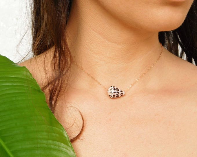 Vintage Orange SPINY OYSTER Shell TURQUOISE Necklace Sterling End Cones ...