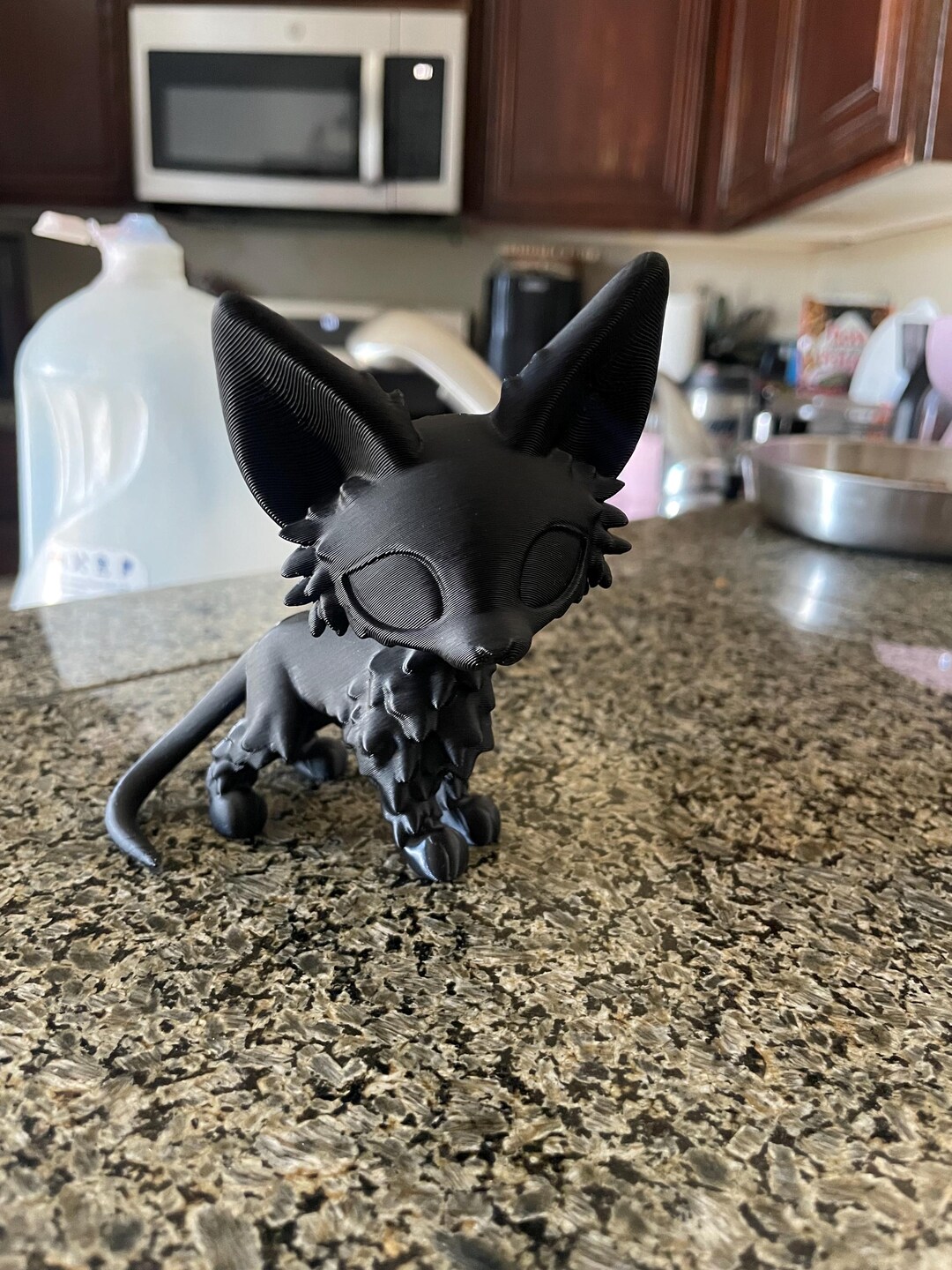 Chibi Donskoy, Hairless Cat, Sphynx Sculpture, 3D Printed Kawaii Figure ...