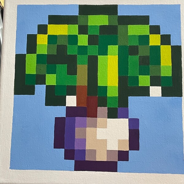 Pixel Painting - Etsy