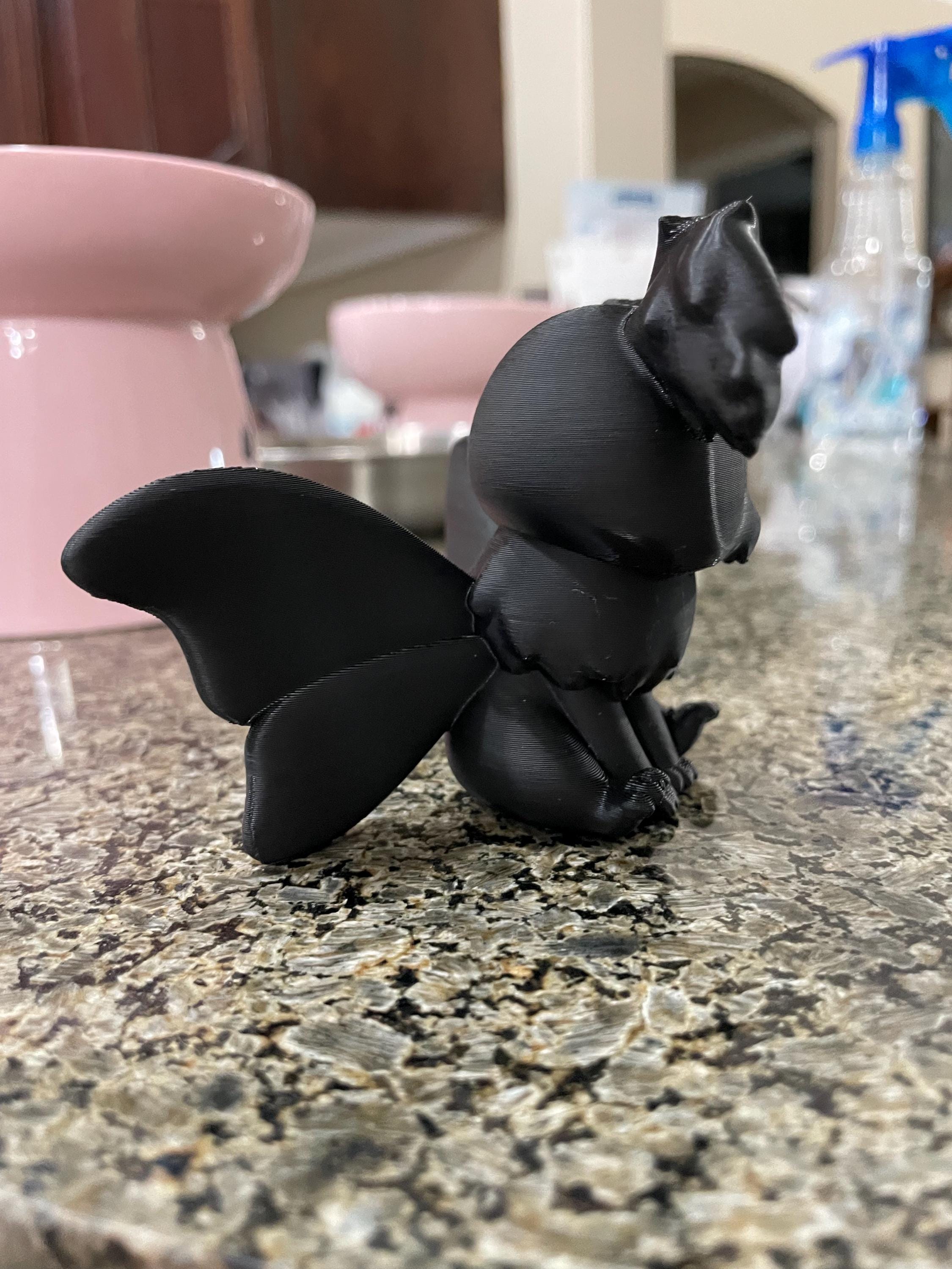 Chibi Mothman Sculpture, 3D Printed Kawaii Figure - Etsy