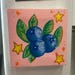 Mini Magical Blueberries Painting Original/magnetic - Etsy