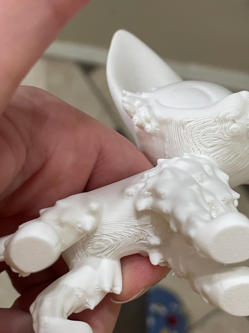Chibi Donskoy, Hairless Cat, Sphynx Sculpture, 3D Printed Kawaii Figure ...