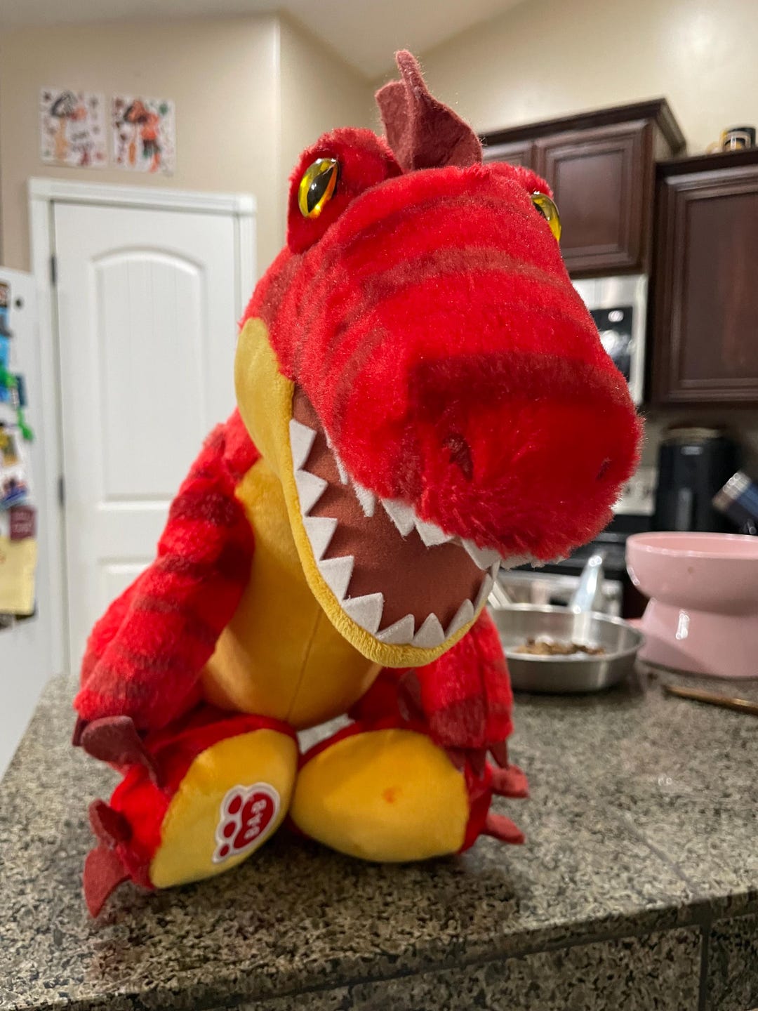 Build A Bear Red Velociraptor Raptor Plush - Etsy