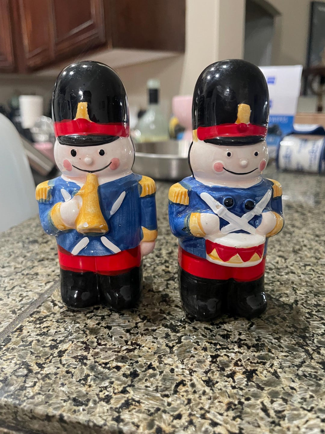 Soldier Salt & Pepper Shaker Set Collectible Fine Earthenware - Etsy