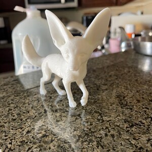 Fennec Fox Sculpture, 3D Printed Figure - Etsy