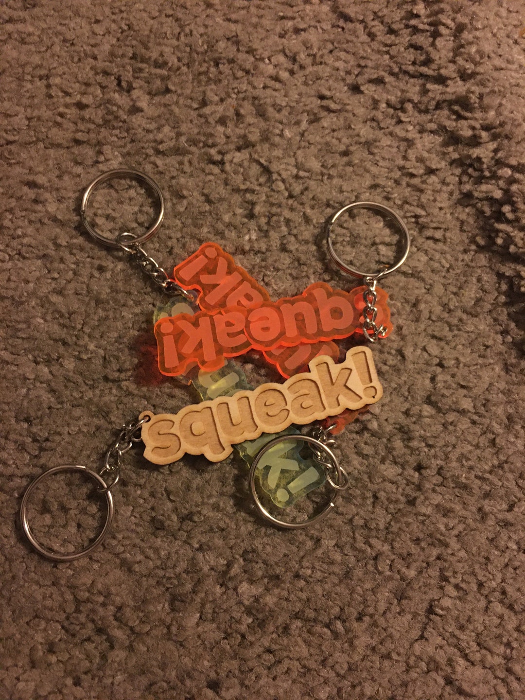 Squeak Keychain - Etsy