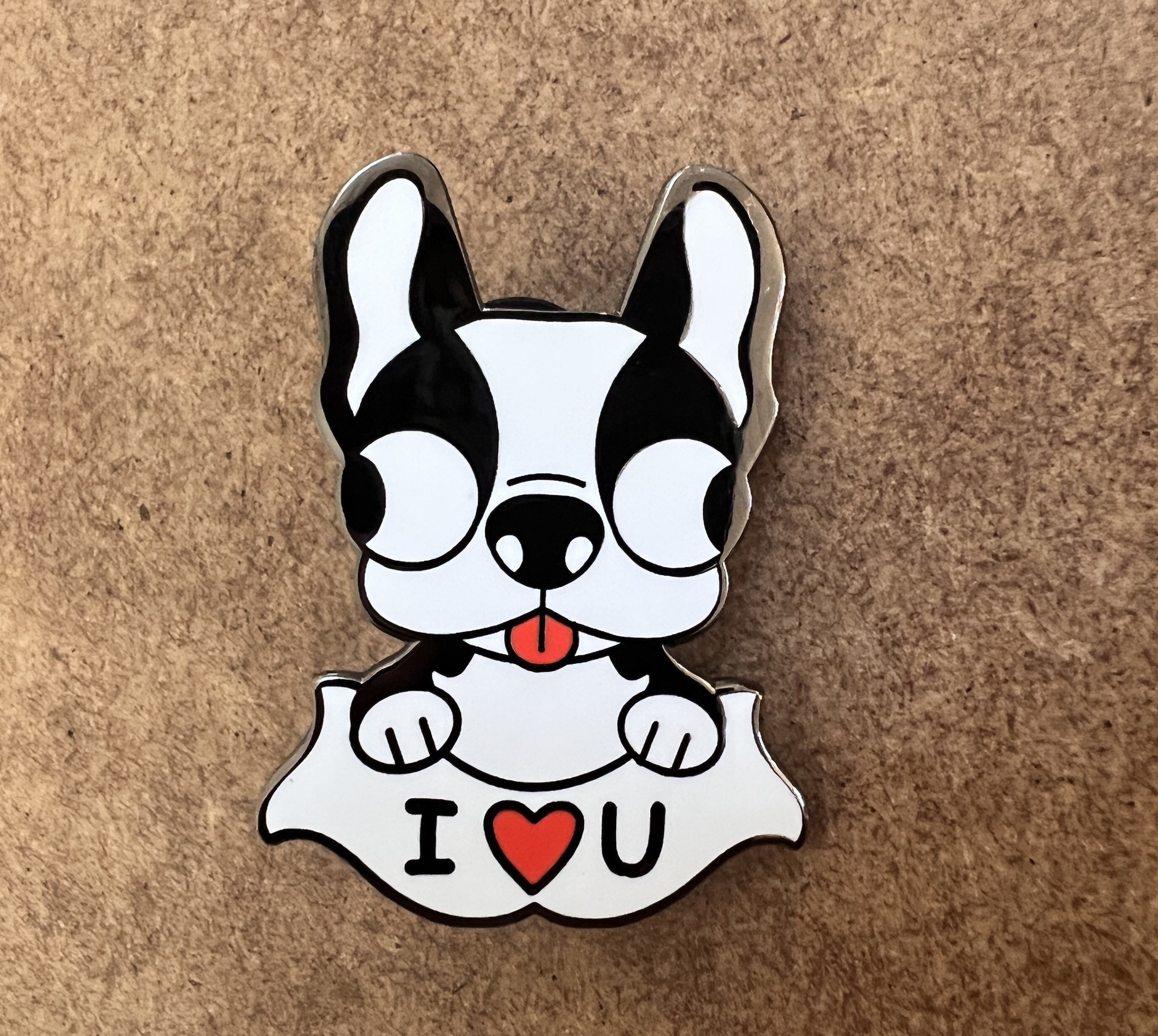 Boston Terrier Enamel Pin - Etsy