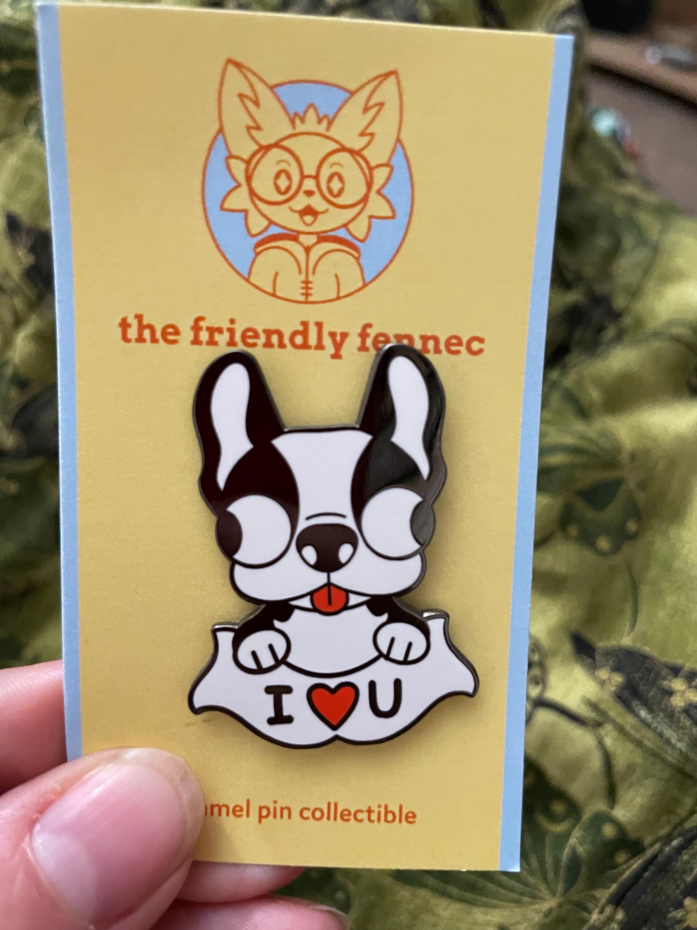 Boston Terrier Enamel Pin - Etsy