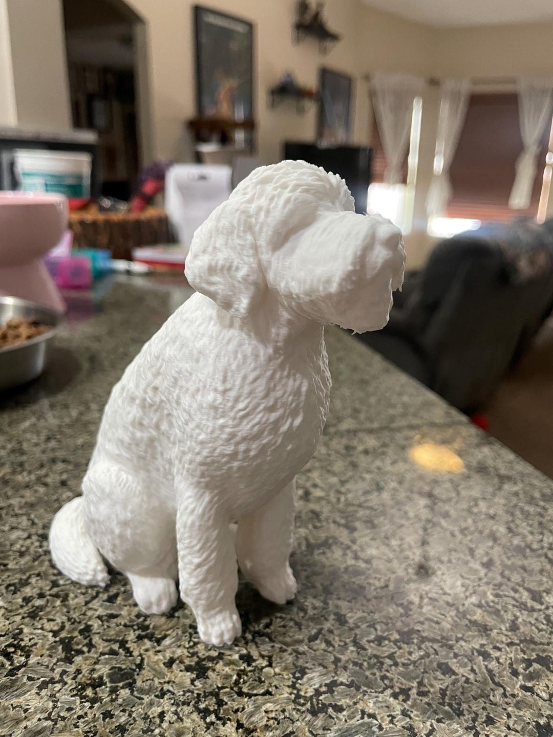 3D Printed Goldendoodle Figure - Etsy
