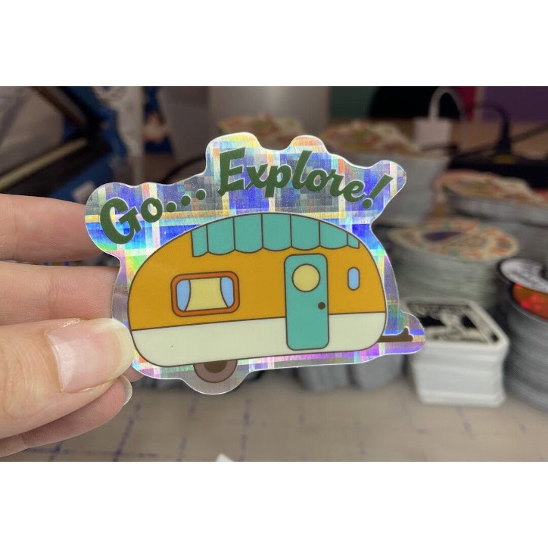 Go Explore Sticker - Etsy