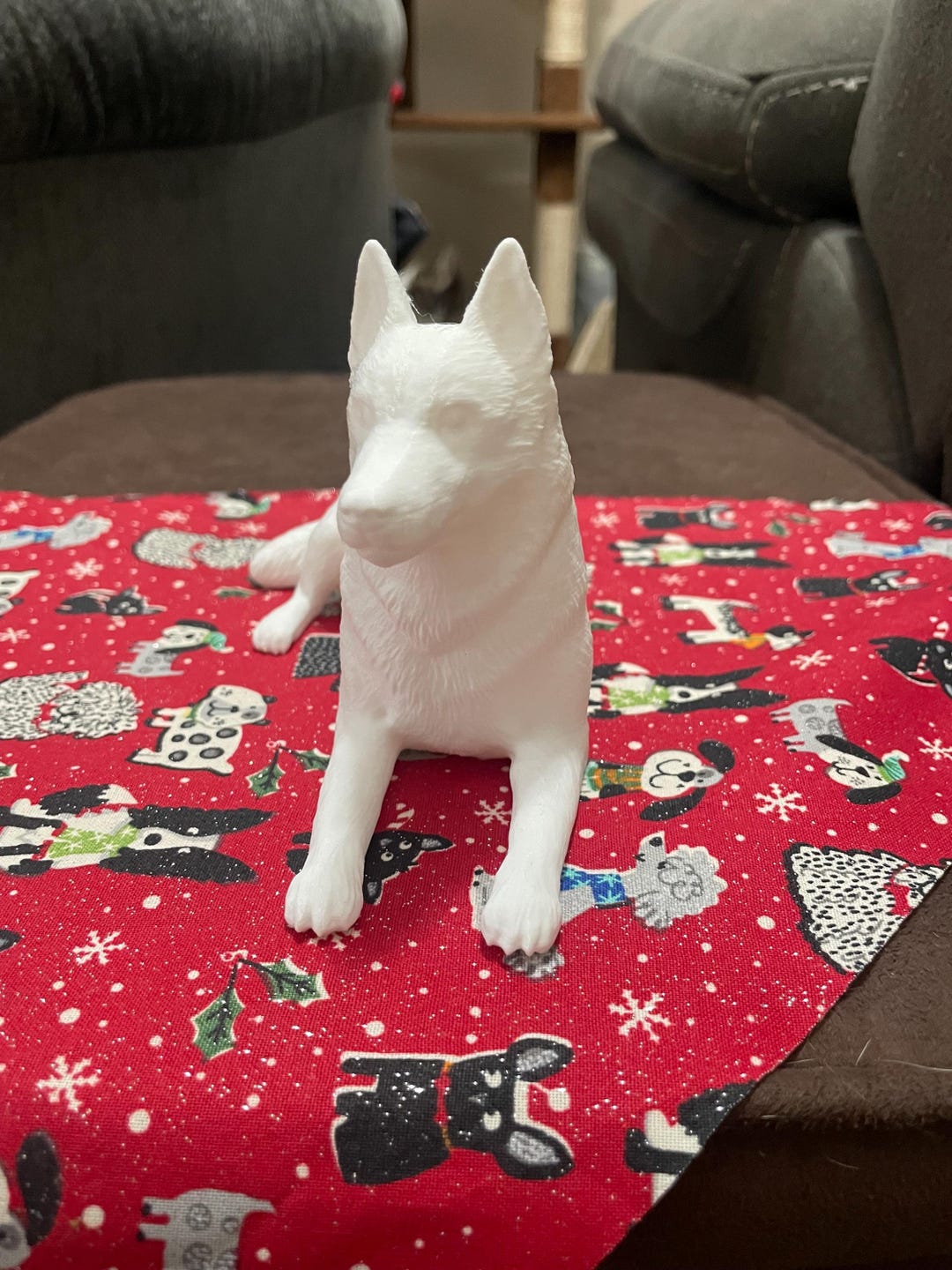 3D Printed Husky Figure - Etsy