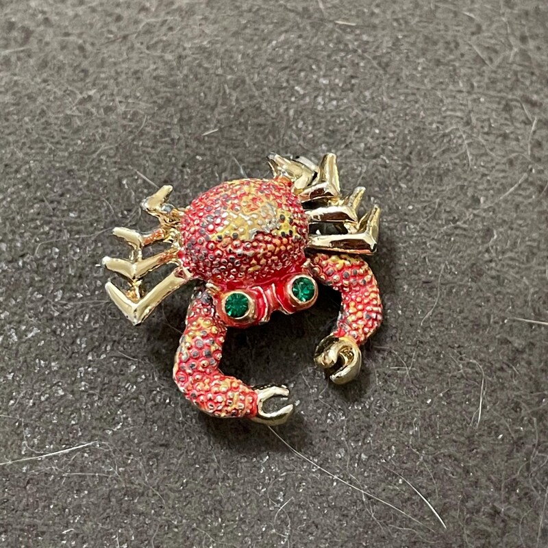Crab Pin - Etsy