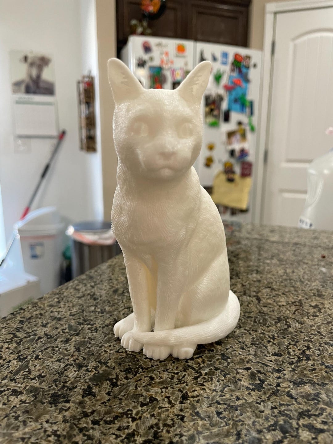 3D Printed Cat Figure Sitting - Etsy