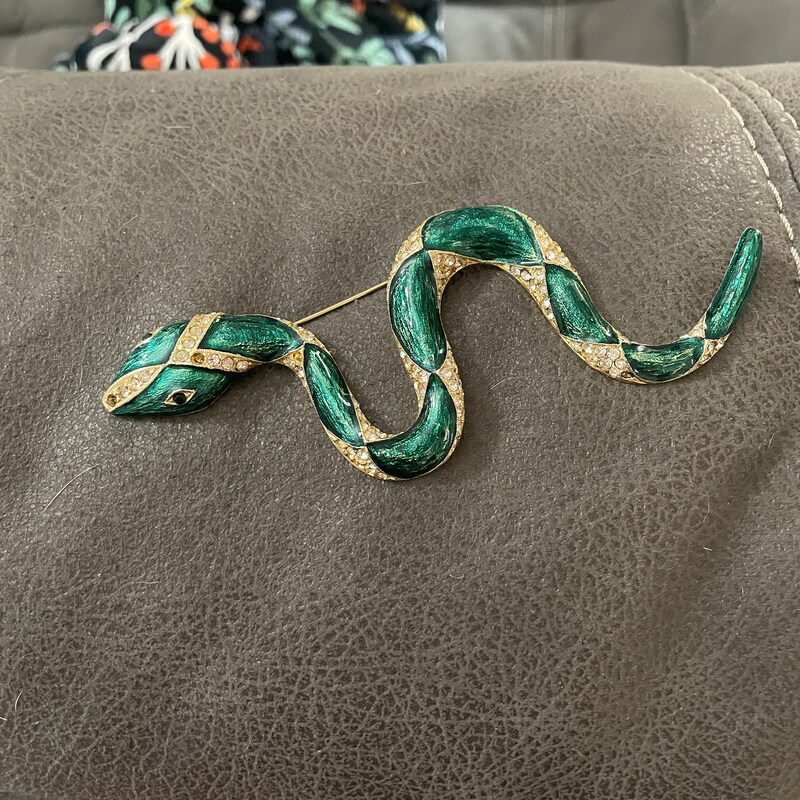 Snake Brooch - Etsy